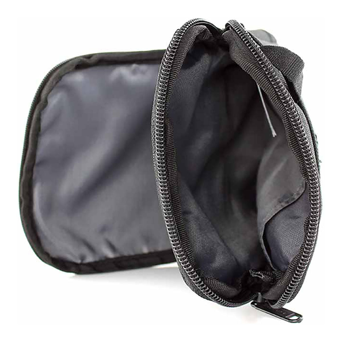 Loop Pusher Shoulder Black Bag White Logo – UNFADE