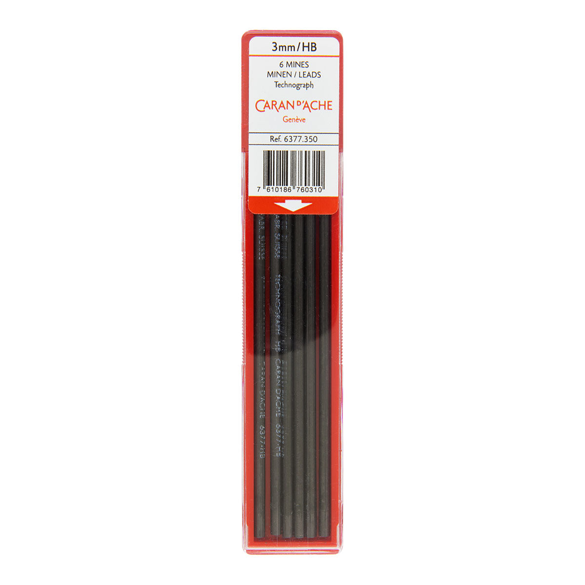 Caran d'Ache Technograph 3 mm leads 6-pack – UNFADE