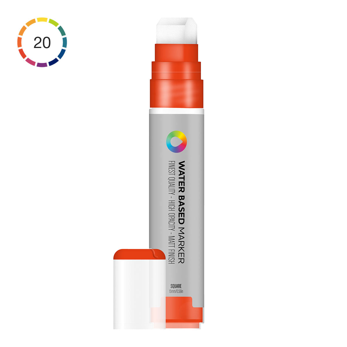 MTN Water Based Marker Square 15 mm – UNFADE