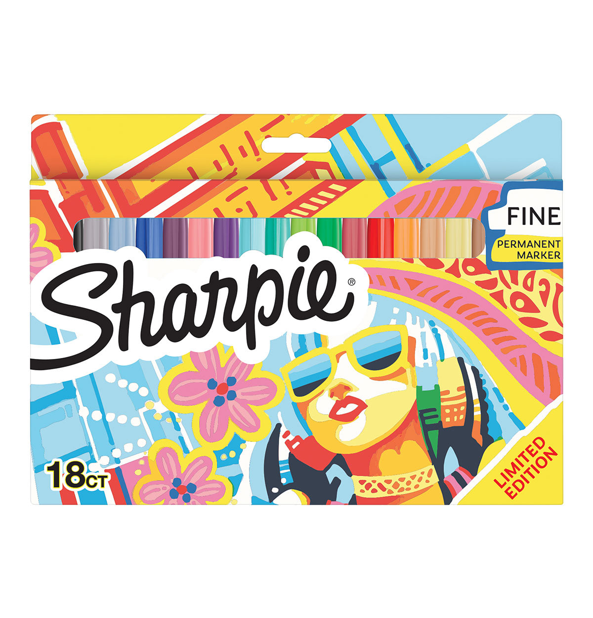Sharpie Permanent Marker Fine Point 18 Set Limited Edition – UNFADE